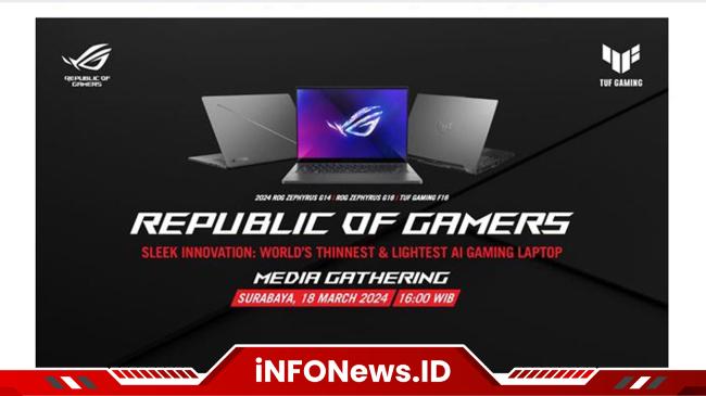 Gaming Laptop dengan Layar OLED Paling Tipis dan Ringan di Dunia, ROG ...