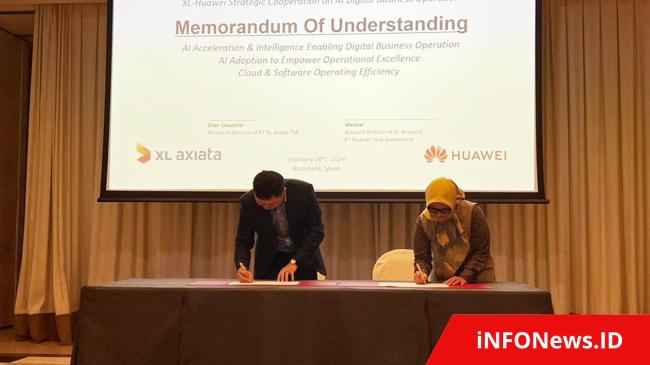 XL Axiata dan Huawei Kerja Sama Strategis Pemanfaatan Artificial ...
