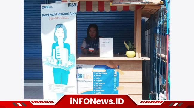 Agen Brilink BO Kusuma Bangsa Buka Booth Brilink di Depan Kantor BRI ...