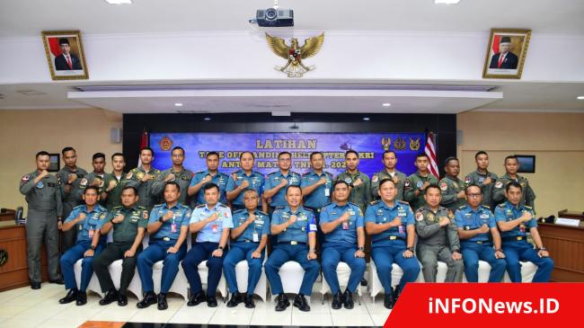 Komandan Puspenerbal Buka Pelatihan Perdana Tri Matra TNl Take Off ...