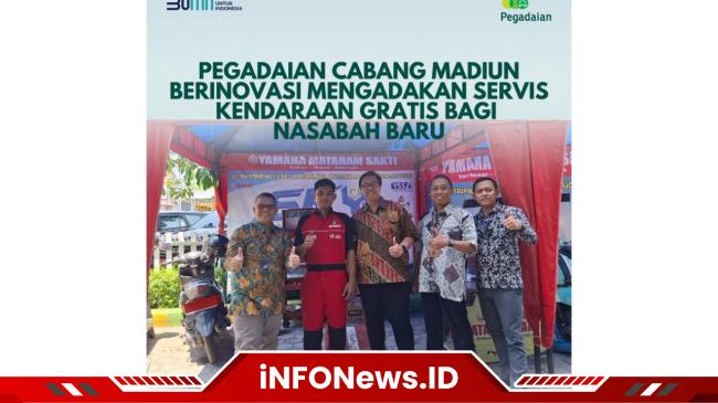 Pegadaian Madiun Bidik Nasabah Baru Lewat Program Servis Kendaraan