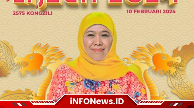 Ini Pesan Penting Gubernur Khofifah di Tahun Baru Imlek 2024 Ini Pesan Penting Gubernur Khofifah di Tahun Baru Imlek 2024